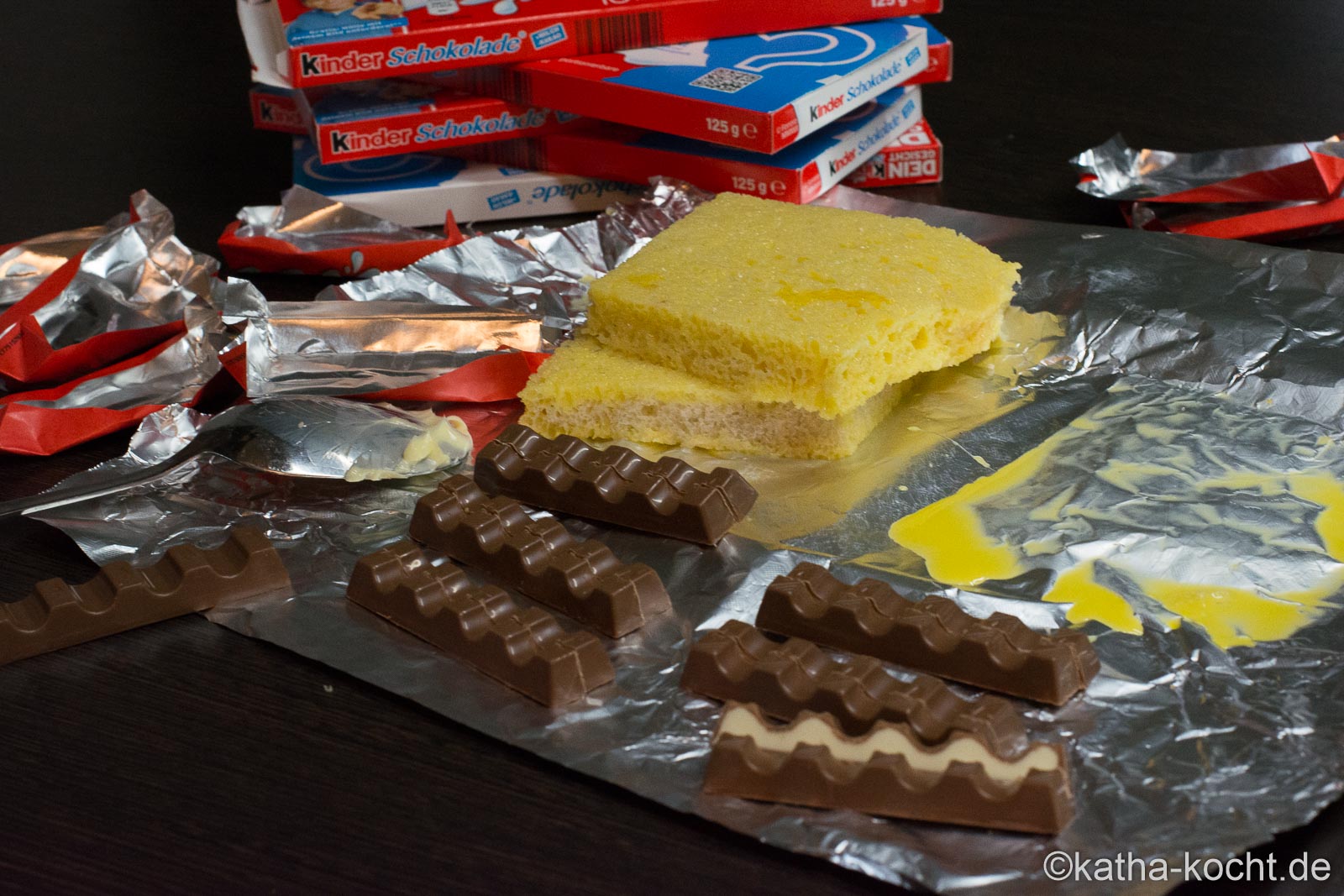 French Toast mit kinder Schokolade zum Frühstück - Katha-kocht!